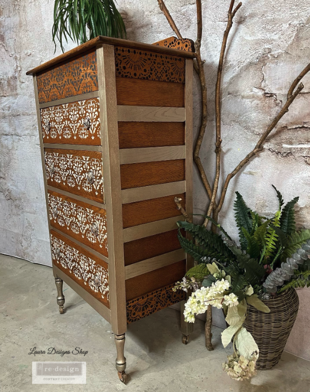 Sabluunarulla Stick & Style CeCe - Damask Flourish – Scandic Craft